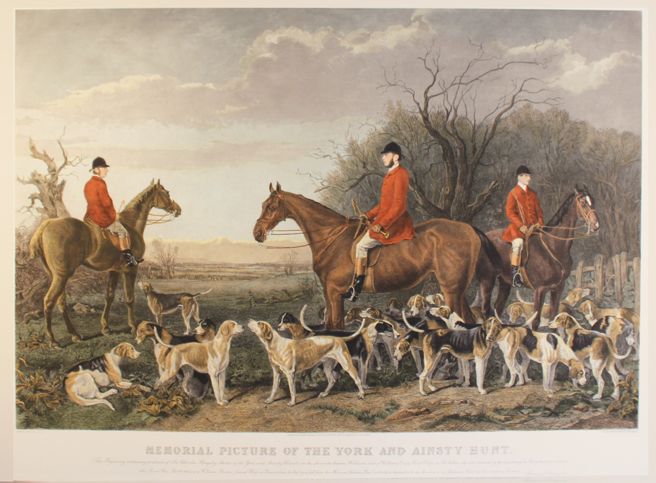 Engraving | Hand coloured restrike engraving, Memorial Picture of the ...