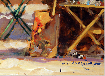 John Haskins | Original oil painting on panel, Work in Progress, Art to ...