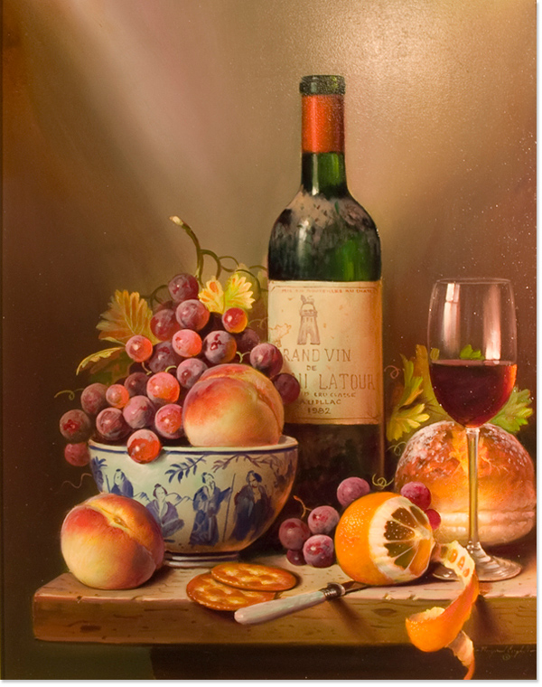 Raymond Campbell | Original oil painting on panel, Still Life, Art to ...