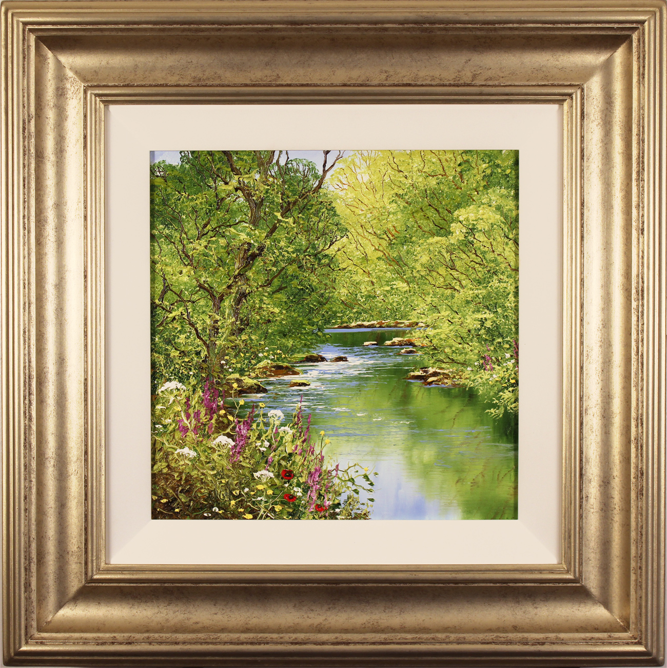 Terry Evans | Original oil painting on canvas, Spring in the Yorkshire ...