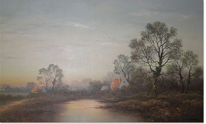 Wendy Reeves | Oil on canvas, Country Scene, Art to buy online (Ref ...