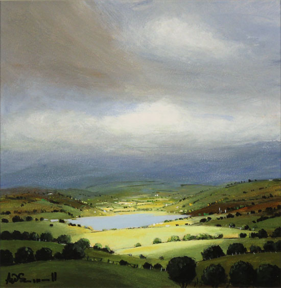 Alan Smith | Original oil painting on panel, Deep in the Valley, The ...