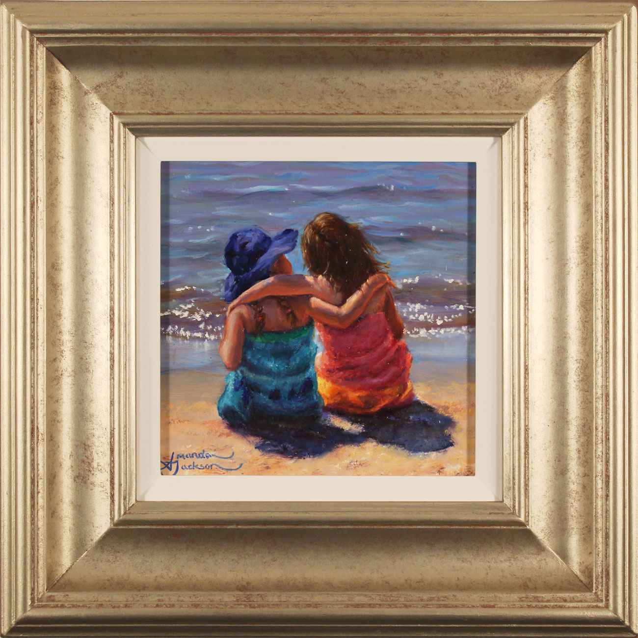 Amanda Jackson | Original oil painting on panel, Beach Dreams, Art to ...