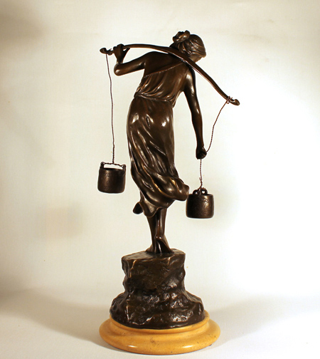 Bronze Statue | Bronze, The Water Carrier, Art to buy online (Ref:BRZ541)