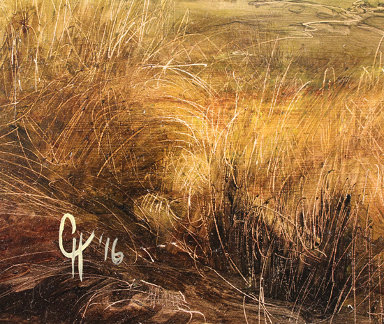 Clare Haley | Original oil painting on panel, Distant Pastures, Art to ...