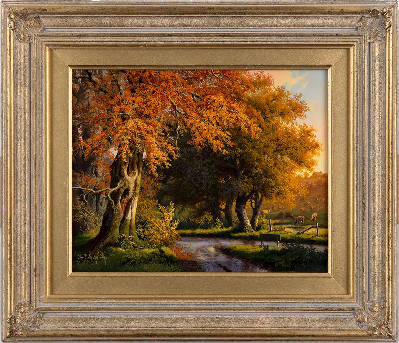 Daniel Van Der Putten | Original oil painting on panel, Road to ...