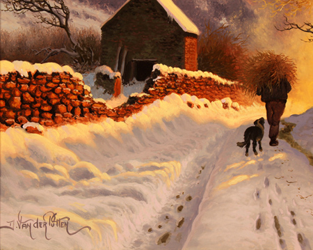 Daniel Van Der Putten | Original oil painting on panel, Swindale Lane ...