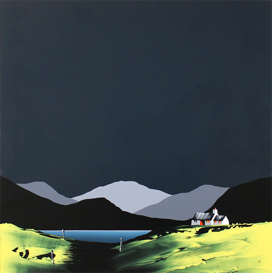 Jay Nottingham | Original oil painting on panel, Path's End Cottage ...