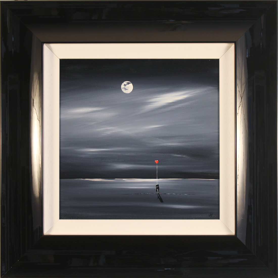 Jay Nottingham | Original oil painting on panel, Moonlight Sweethearts ...
