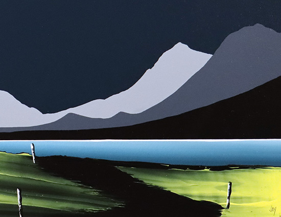 Jay Nottingham | Original oil painting on panel, Snowdon, Art to buy ...