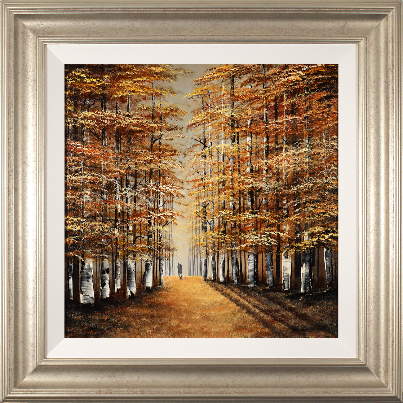 Jay Nottingham | Original oil painting on panel, Autumn Stroll, Art to ...