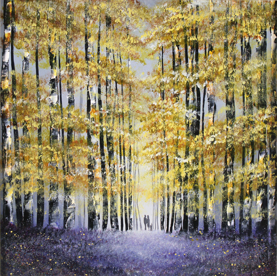 Jay Nottingham | Original oil painting on panel, Springtime Stroll, Art ...