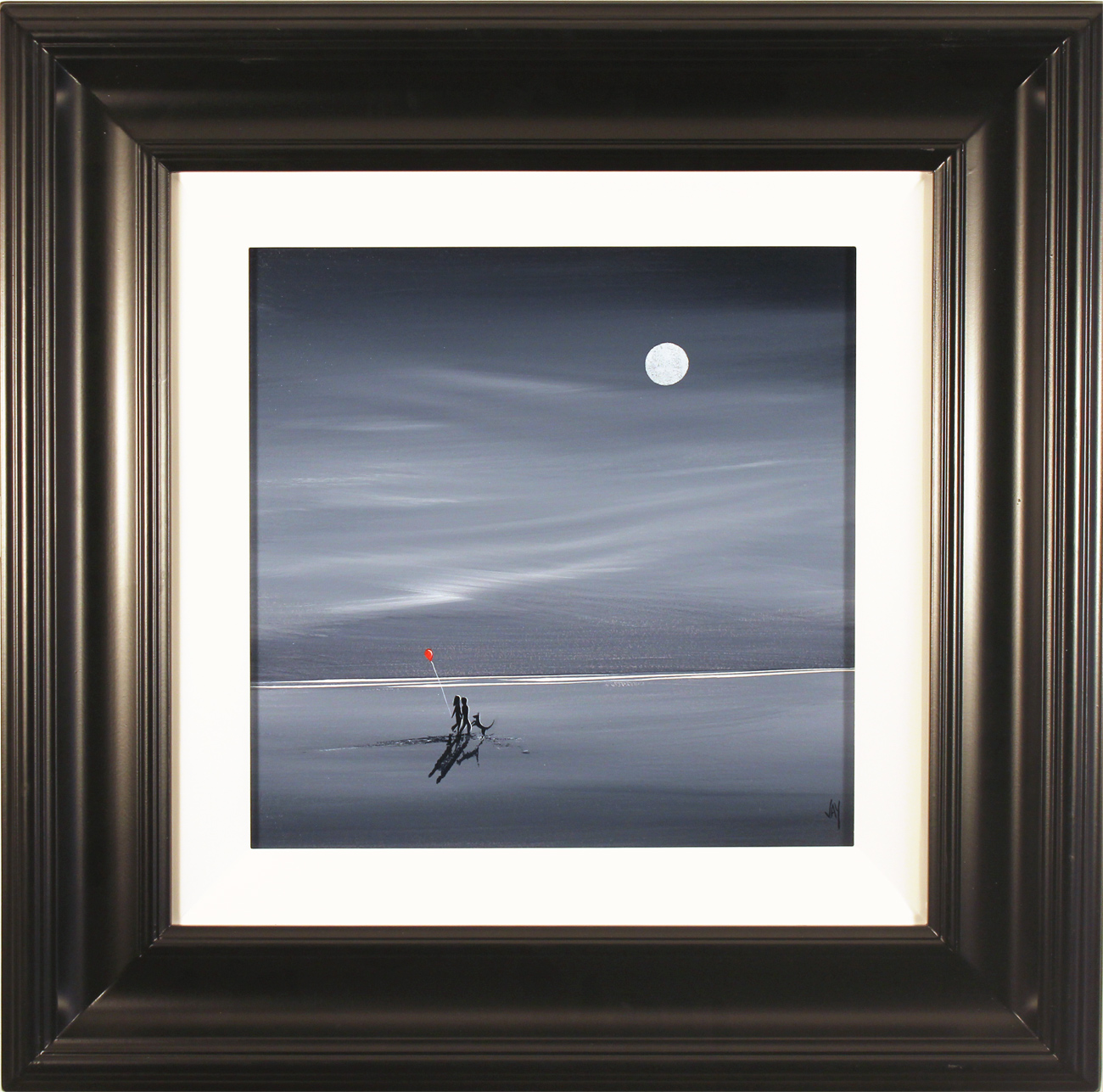 Jay Nottingham | Original oil painting on panel, Moonlight Stroll, Art ...