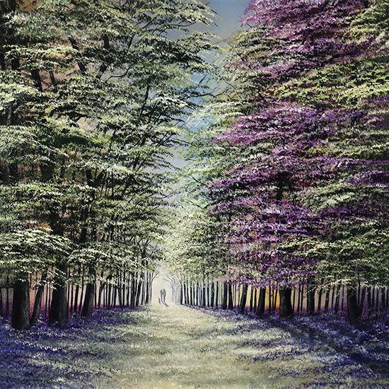 Jay Nottingham | Original oil painting on panel, Spring Wood, Art to ...