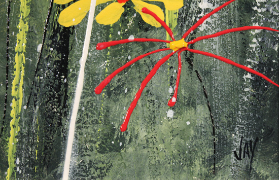 Jay Nottingham | Original oil painting on panel, Flower Power, Art to ...
