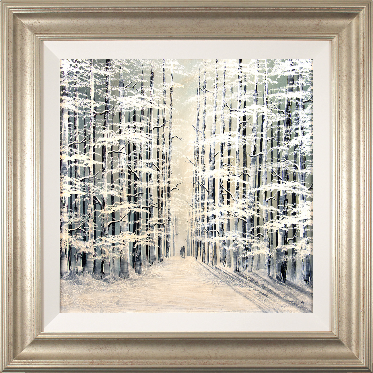 Jay Nottingham | Original oil painting on panel, Winter Woodland, Art ...