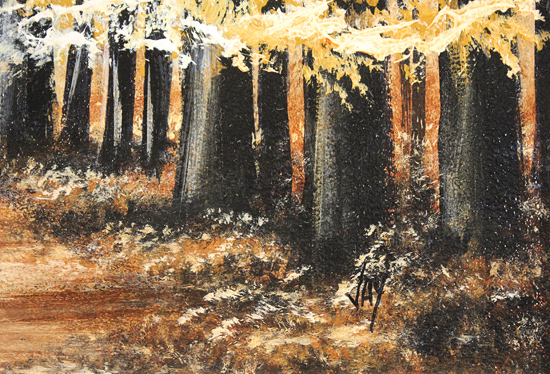 Jay Nottingham | Original oil painting on panel, The Lovers' Wood, Art ...