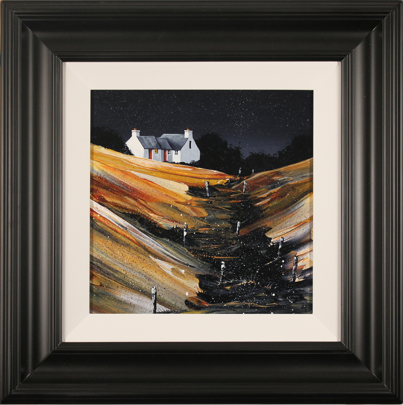 Jay Nottingham | Original oil painting on panel, Starry Night, Art to ...