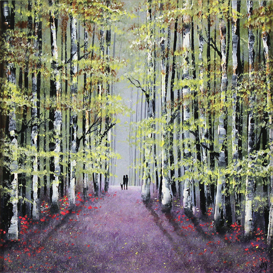 Jay Nottingham | Original oil painting on panel, Spring Wood, Art to ...