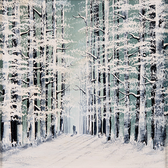 Jay Nottingham | Original oil painting on panel, The Winter Wood, Art ...