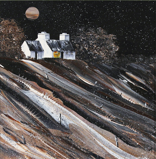 Jay Nottingham | Original oil painting on panel, Moonlit Glade, Art to ...