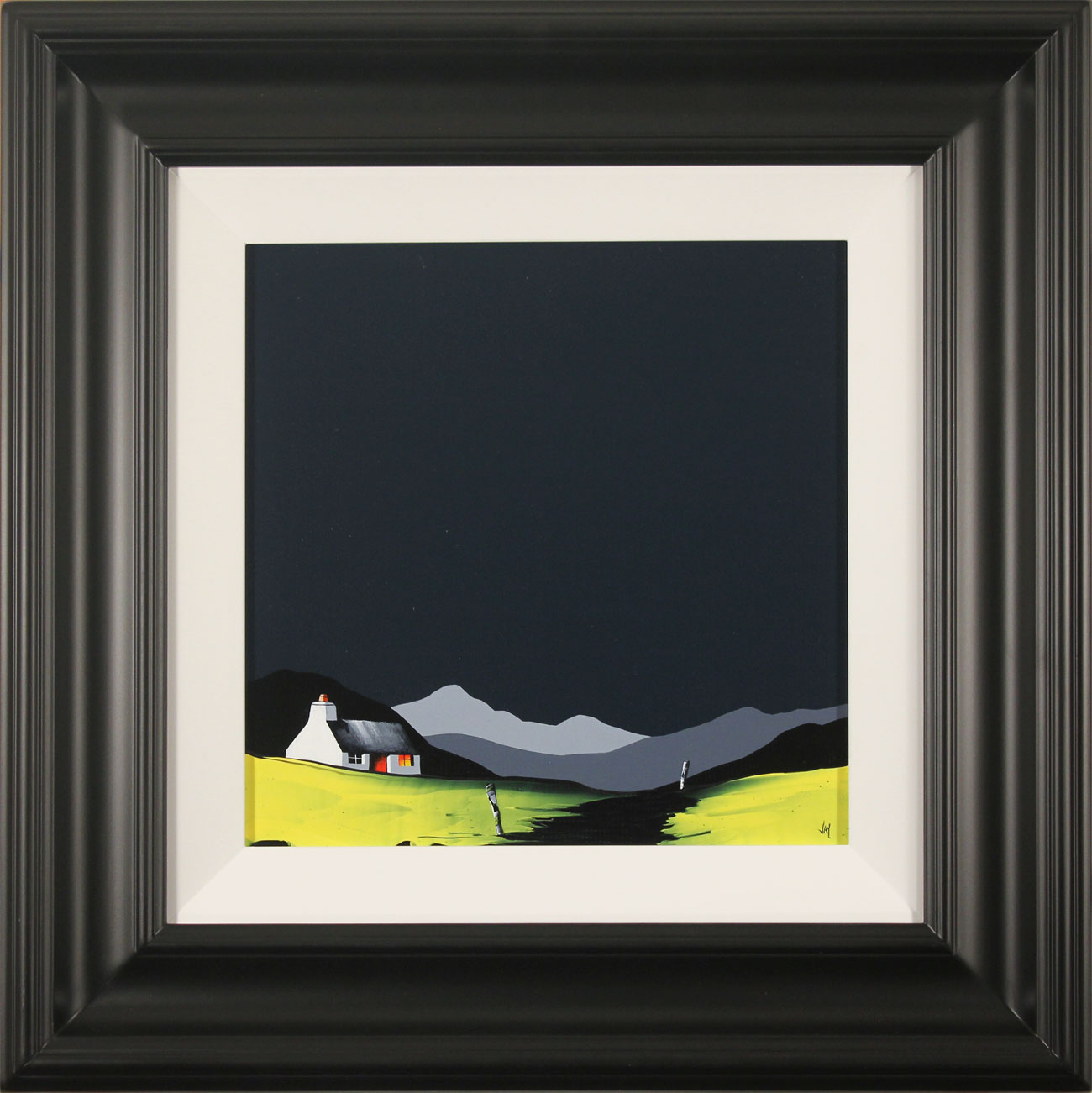 Jay Nottingham | Original oil painting on panel, Dry Stone Cottage, Art ...