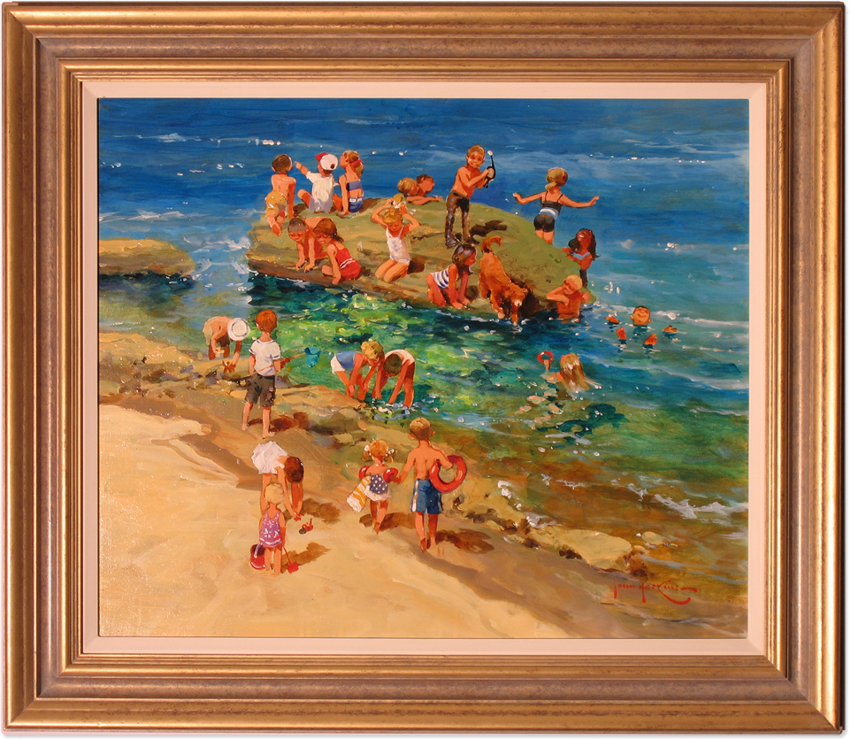 John Haskins | Original oil painting on panel, Untitled, Art to buy ...