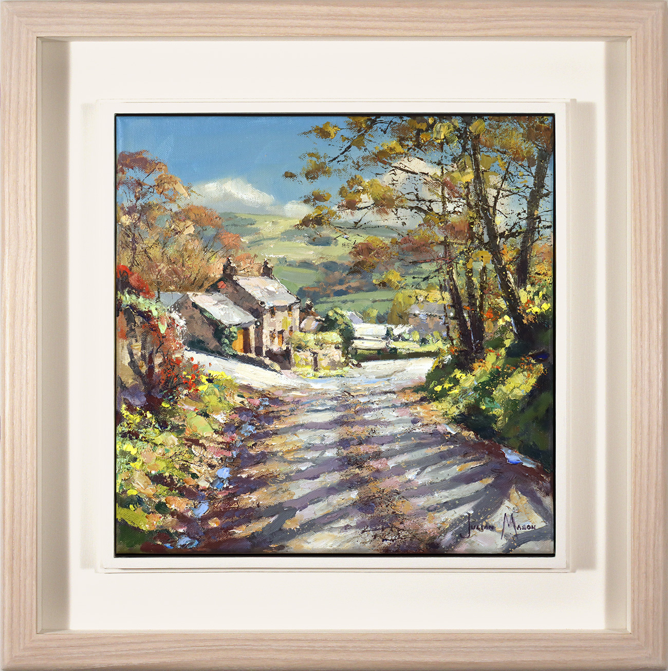Julian Mason | Original oil painting on canvas, Spring at Upper Hulme ...