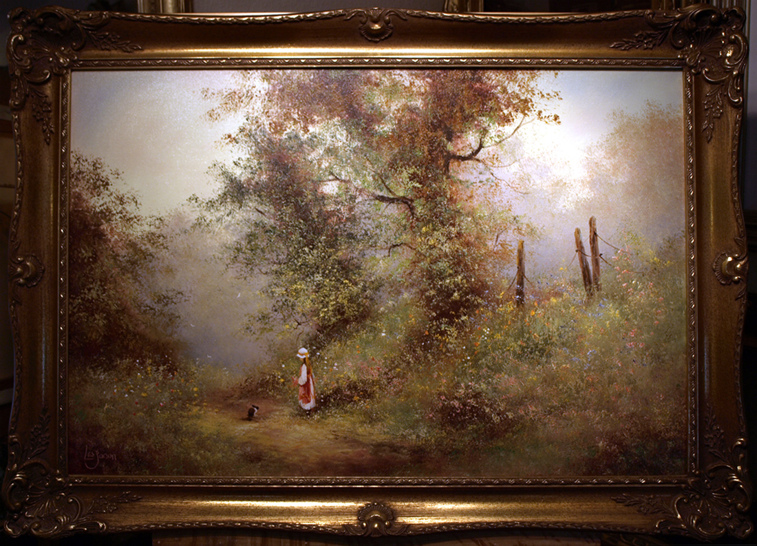 Les Parson | Oil on canvas, Country Scene, Art to buy online (Ref:LP657)