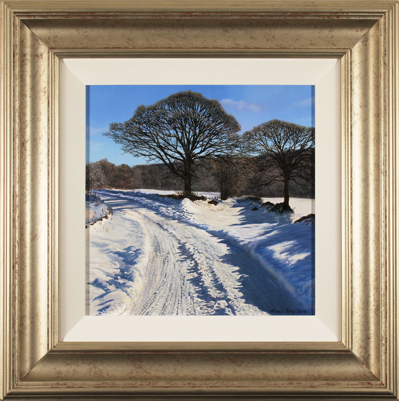 Michael James Smith | Original oil painting on panel, Essex Snow, Art ...