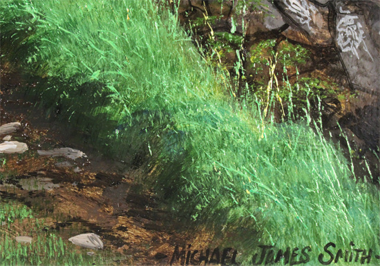 Michael James Smith | Original oil painting on panel, Country Walk, Art ...