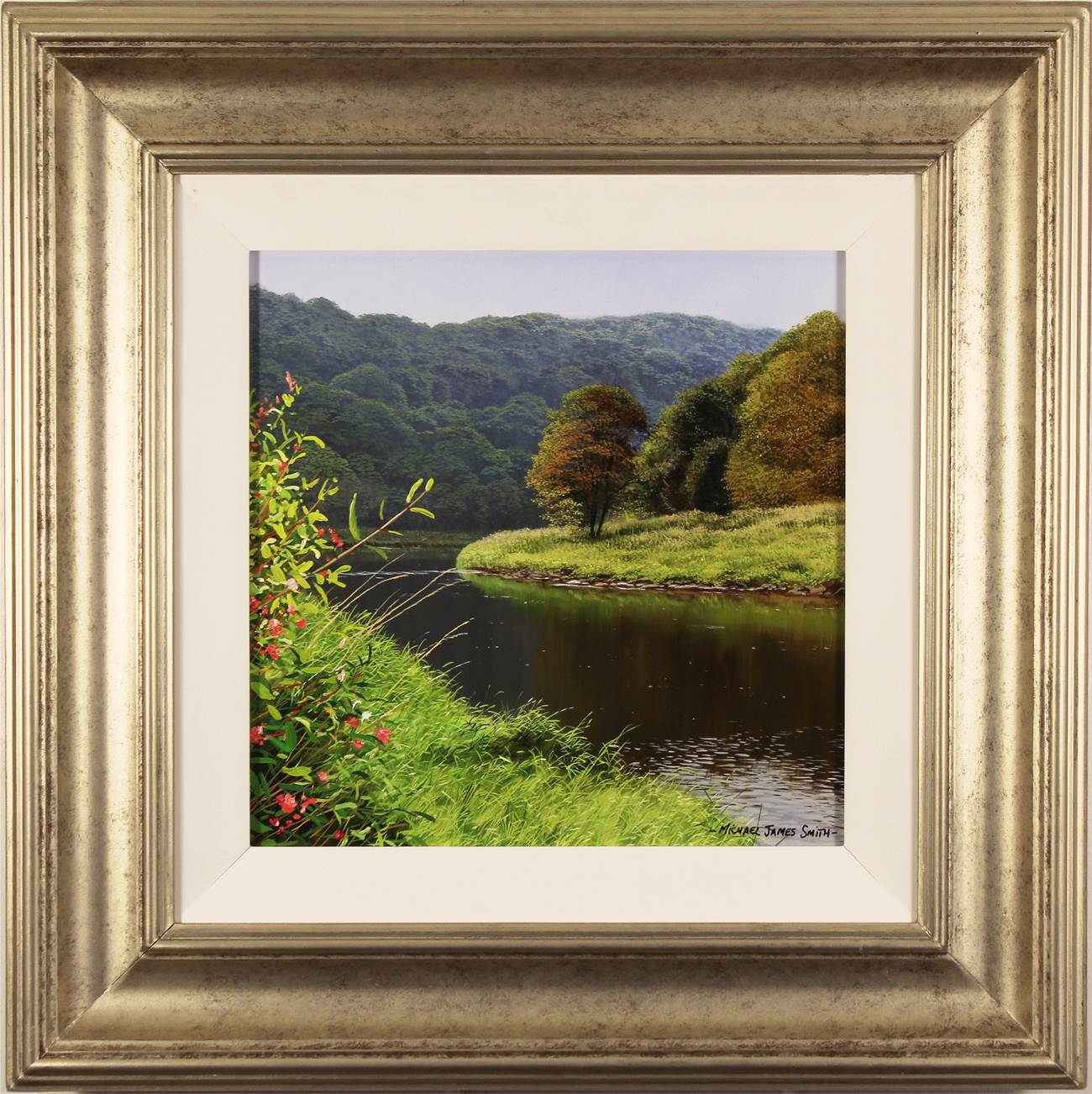 Michael James Smith | Original oil painting on panel, The River Wye ...