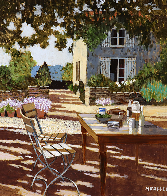 Mike Hall | Original acrylic painting on board, Preparation for Lunch ...