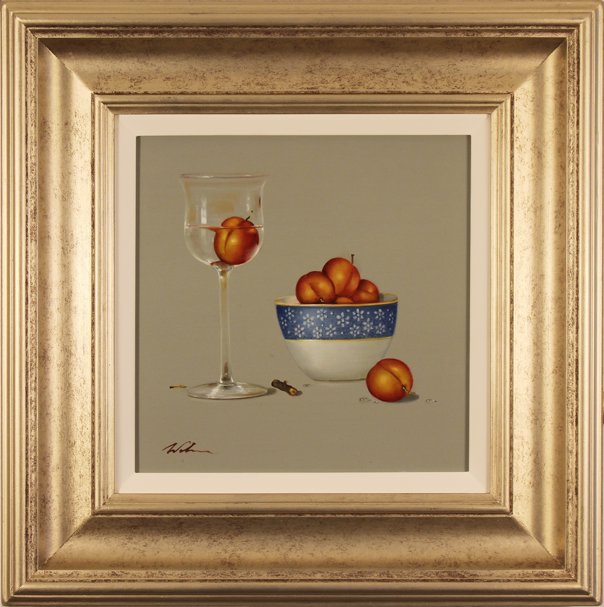 Paul Wilson | Original oil painting on panel, Apricots, Art to buy ...