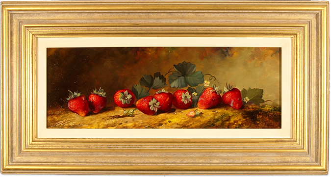 Paul Wilson | Original oil painting on panel, Strawberries, Art to buy ...