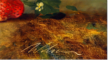 Paul Wilson | Original oil painting on panel, Strawberries, Art to buy ...