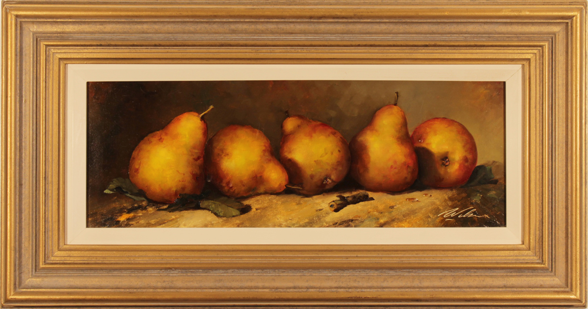 Paul Wilson | Original oil painting on panel, Pears, Art to buy online ...