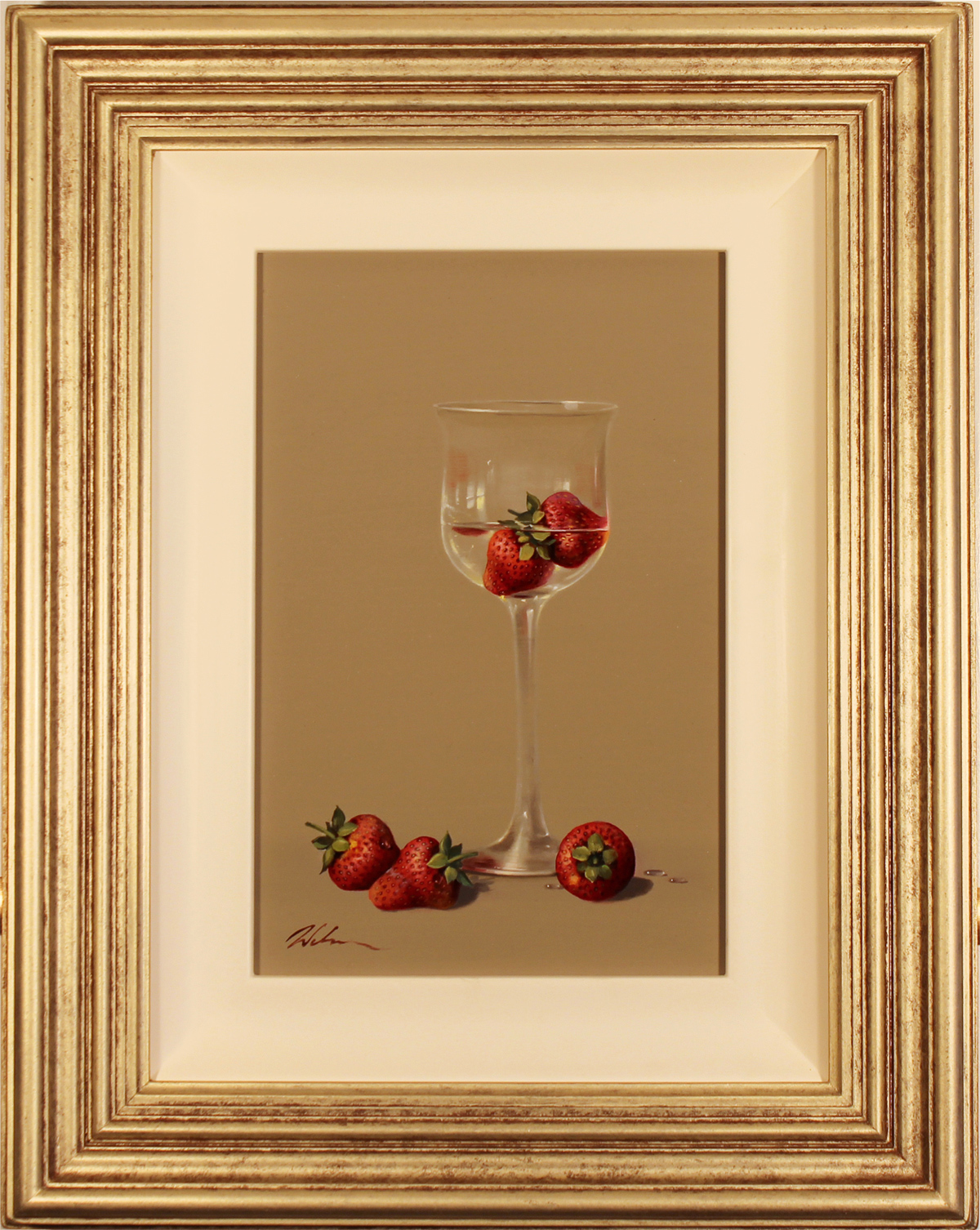Paul Wilson | Original oil painting on panel, Strawberries, Art to buy ...