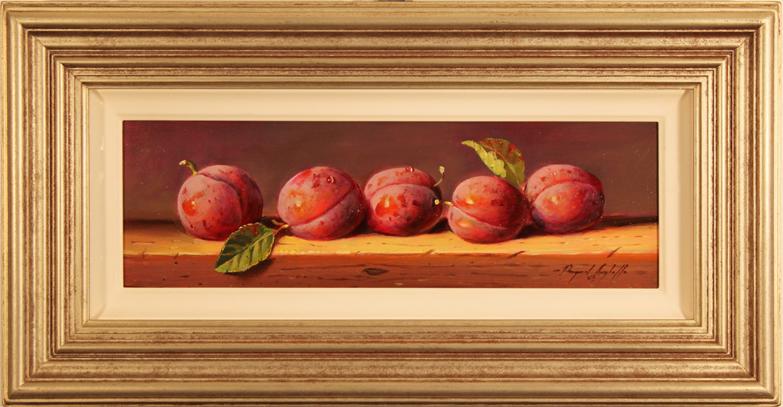 Paul Wilson | Original oil painting on panel, Plums, Art to buy online ...