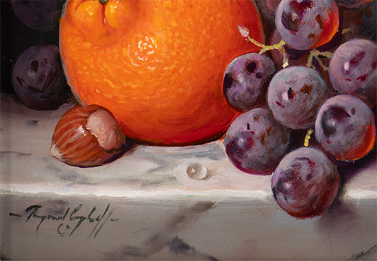 Raymond Campbell | Original oil painting on panel, A Delicate Finish ...