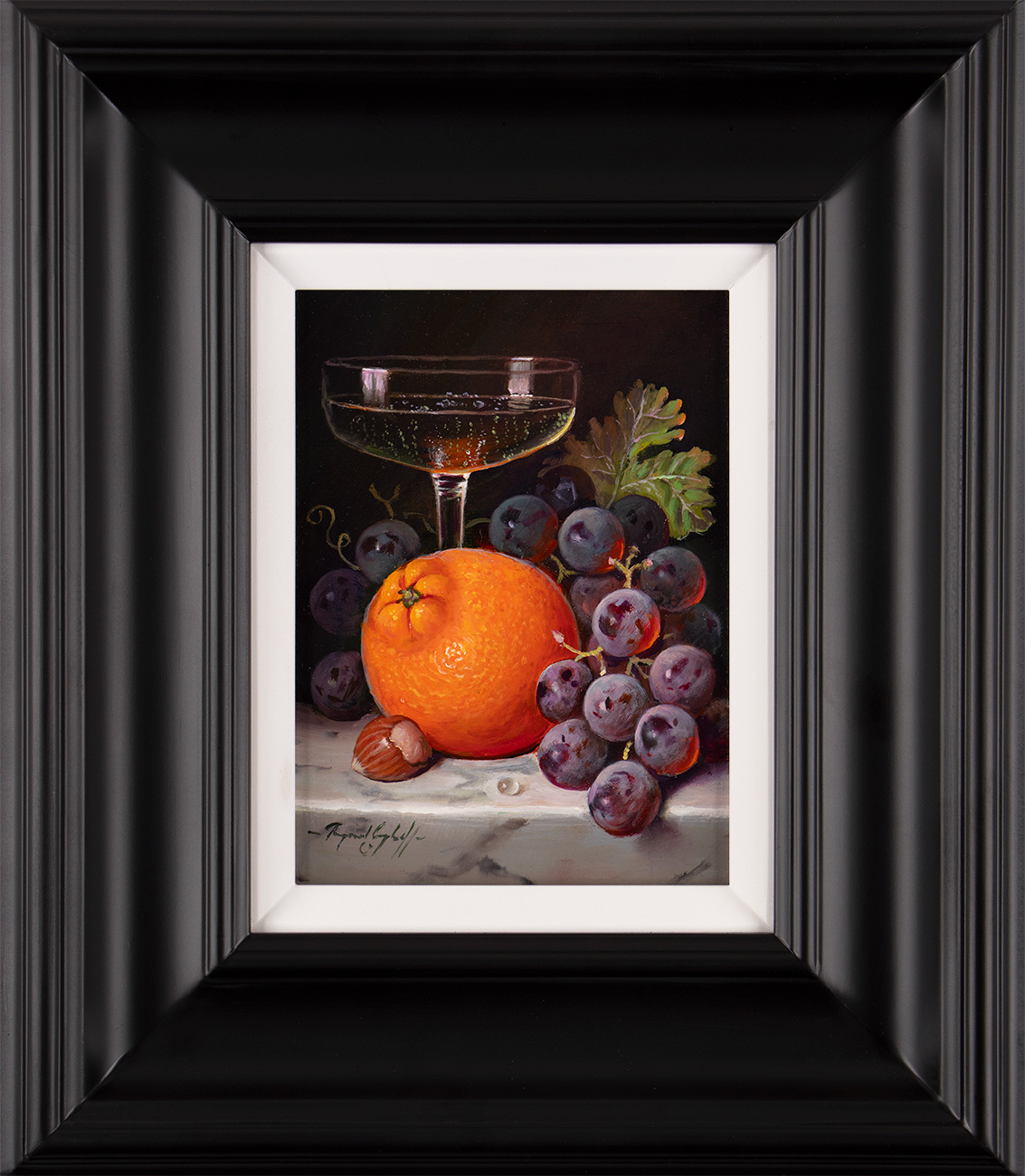 Raymond Campbell | Original oil painting on panel, A Delicate Finish ...