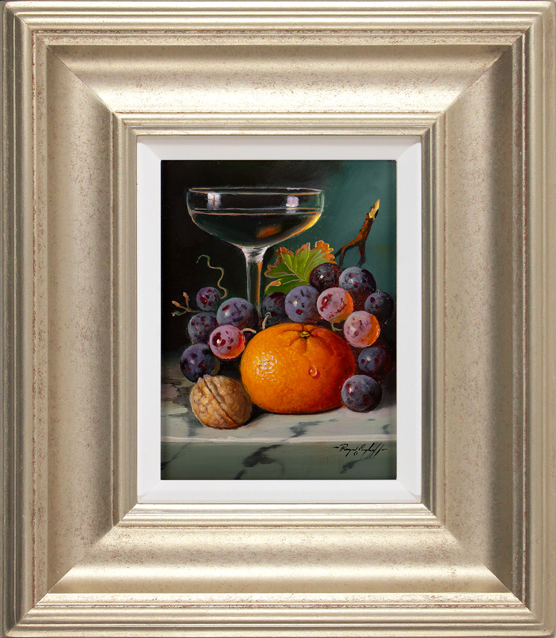 Raymond Campbell | Original oil painting on panel, Apéritif, Art to buy ...
