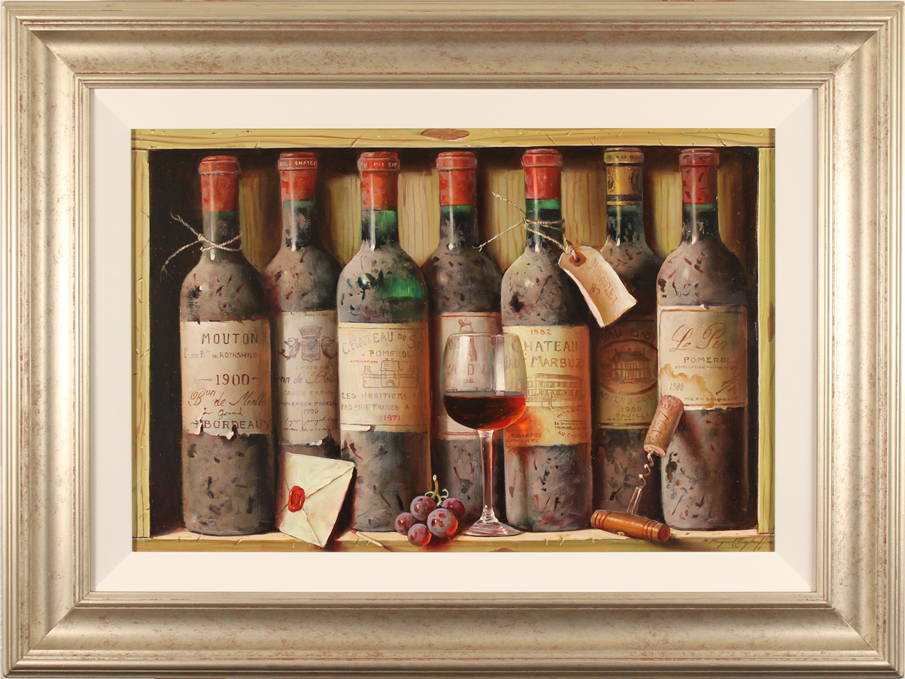 Raymond Campbell | Original oil painting on panel, Fine Reds, Art to ...