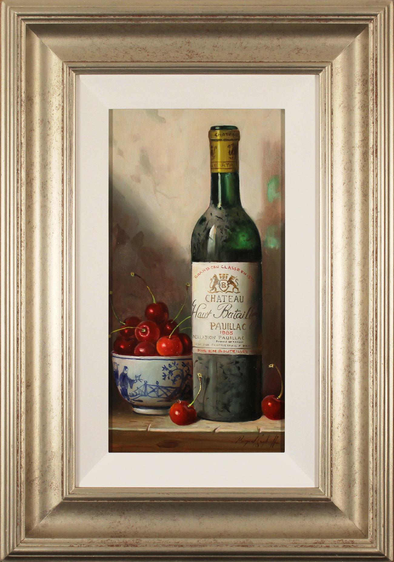 Raymond Campbell | Original oil painting on panel, Chateau Haut ...
