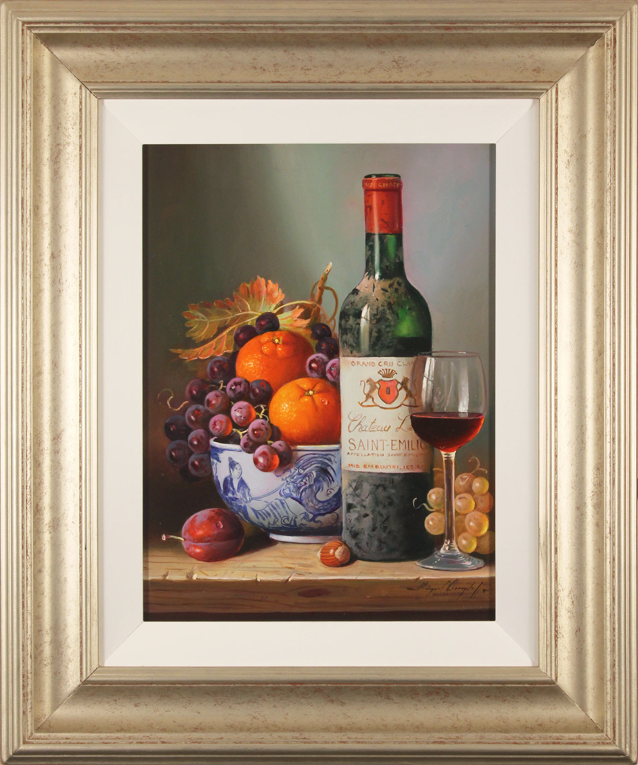Raymond Campbell | Original oil painting on panel, A Fine Red, Art to ...