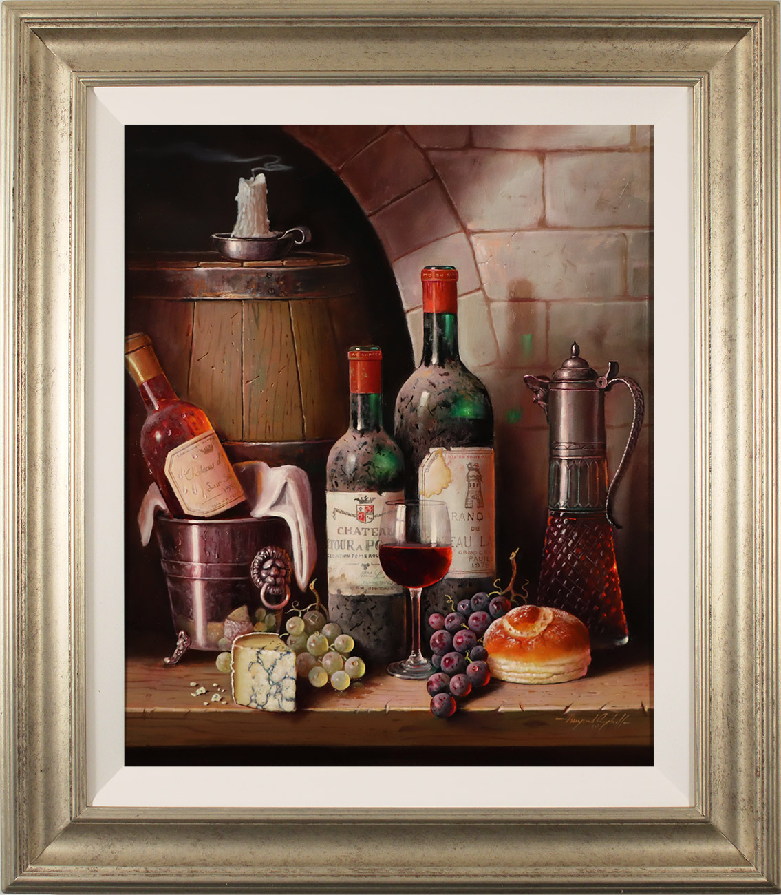 Raymond Campbell | Original oil painting on panel, A Fine Repast, Art ...