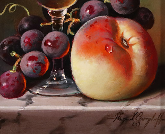 Raymond Campbell | Original oil painting on panel, A Delicate Finish ...
