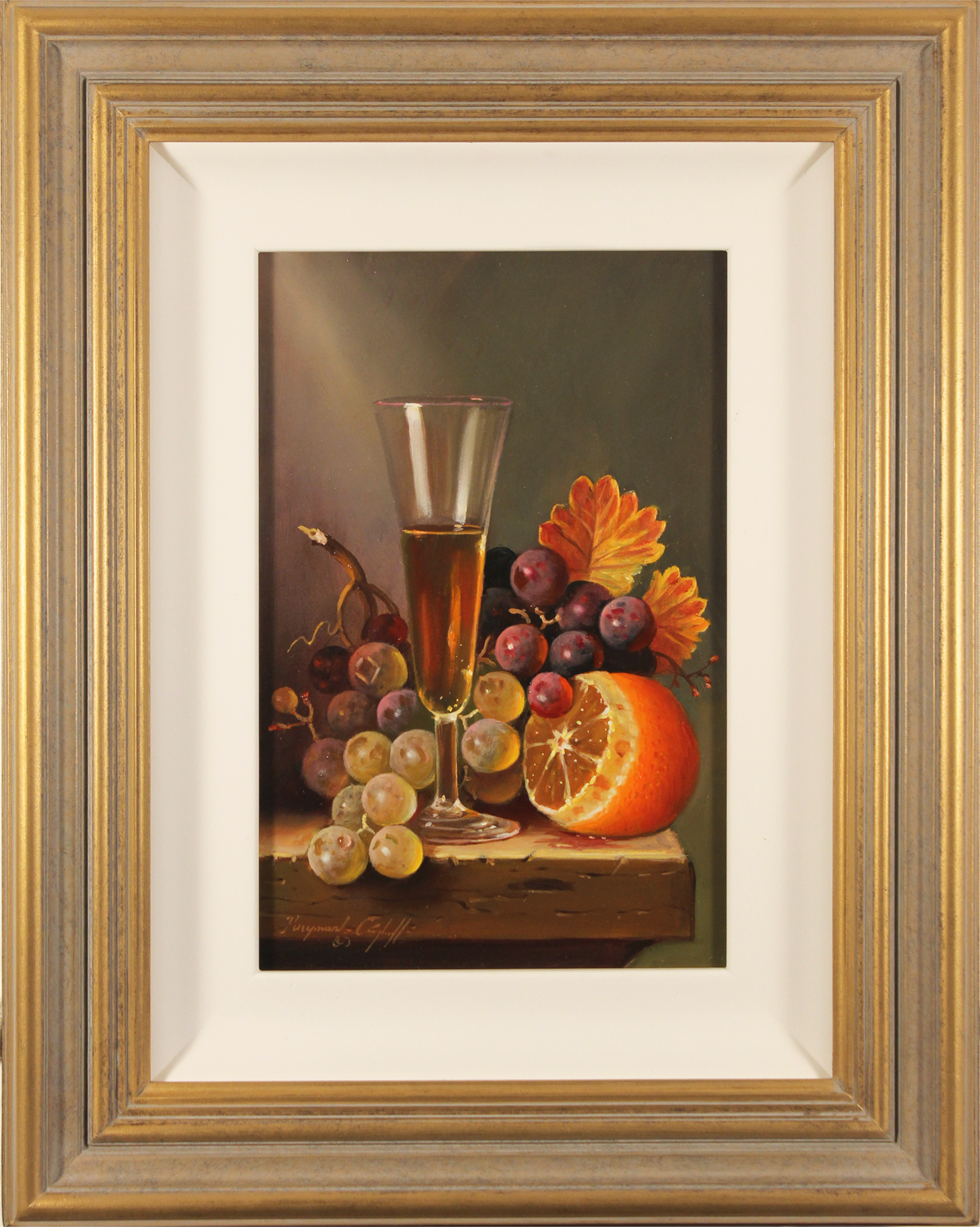 Raymond Campbell | Original oil painting on panel, A Raised Glass, Art ...