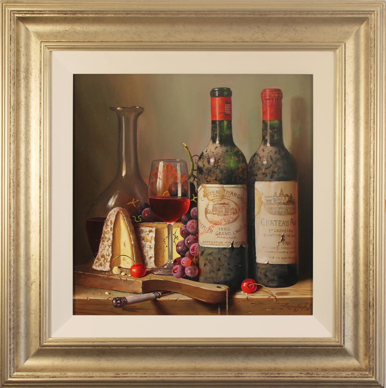Raymond Campbell | Original oil painting on panel, Fine Pairings, Art ...