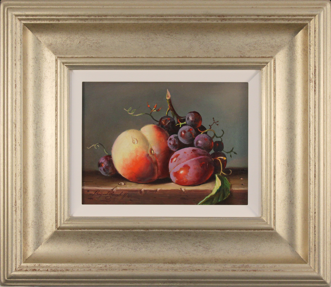 Raymond Campbell | Original oil painting on panel, Ripened Fruits, Art ...